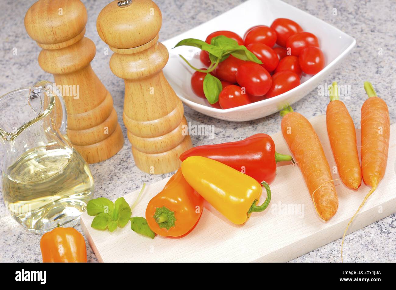 Different types of vegetables in the kitchen. Different types of ...