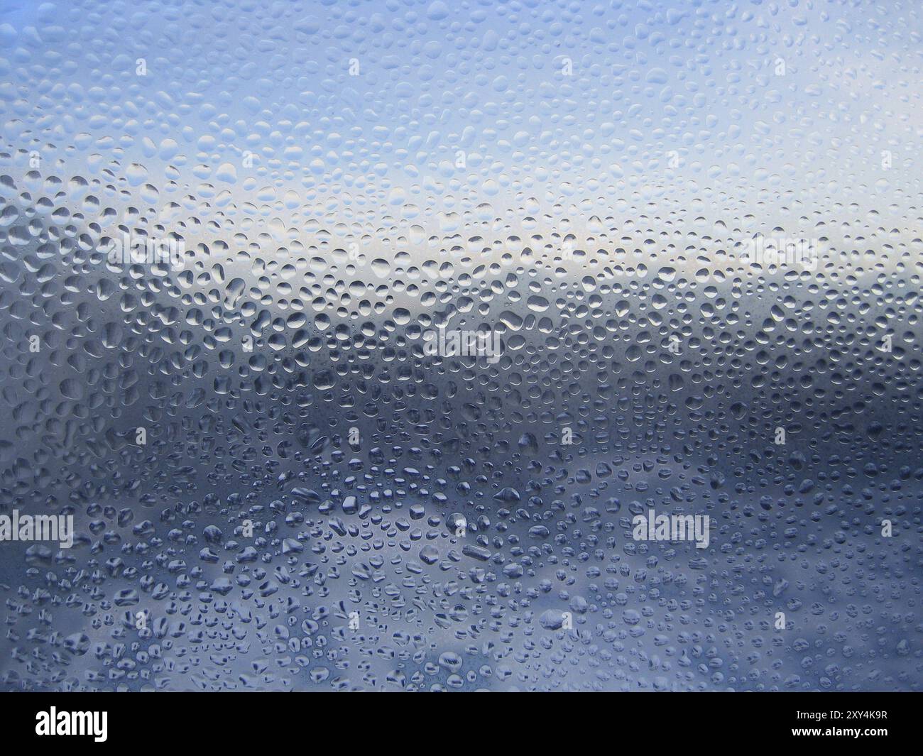 Natural water drops on window glass Stock Photo - Alamy
