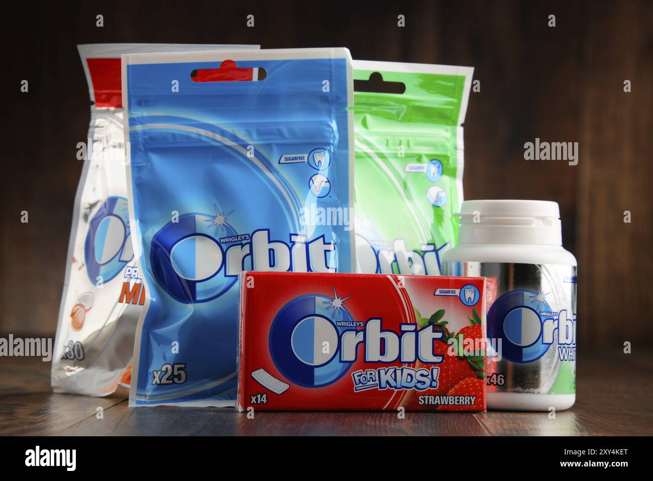 Flagship products of Wrigley Company, the largest manufacturer and ...