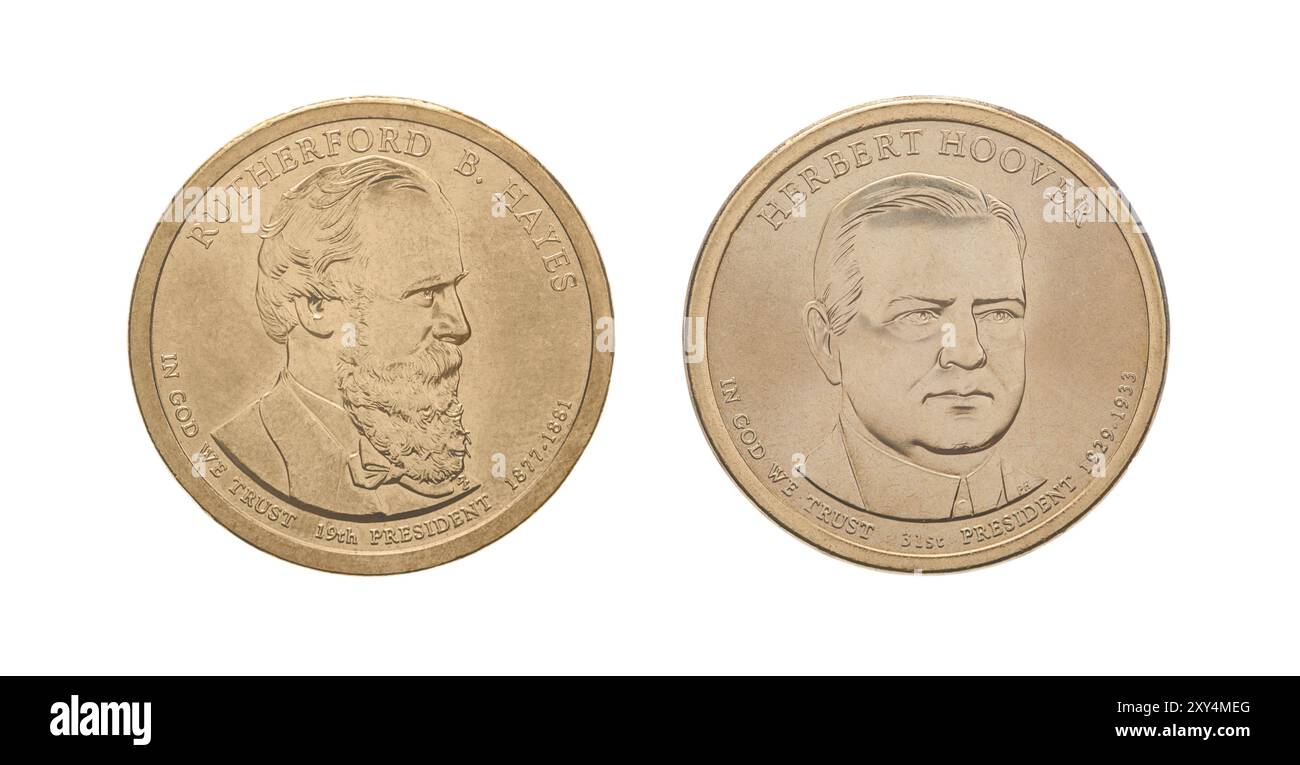 US Presidential -1 Dollar coins: Featuring Rutherford B Hayes and ...