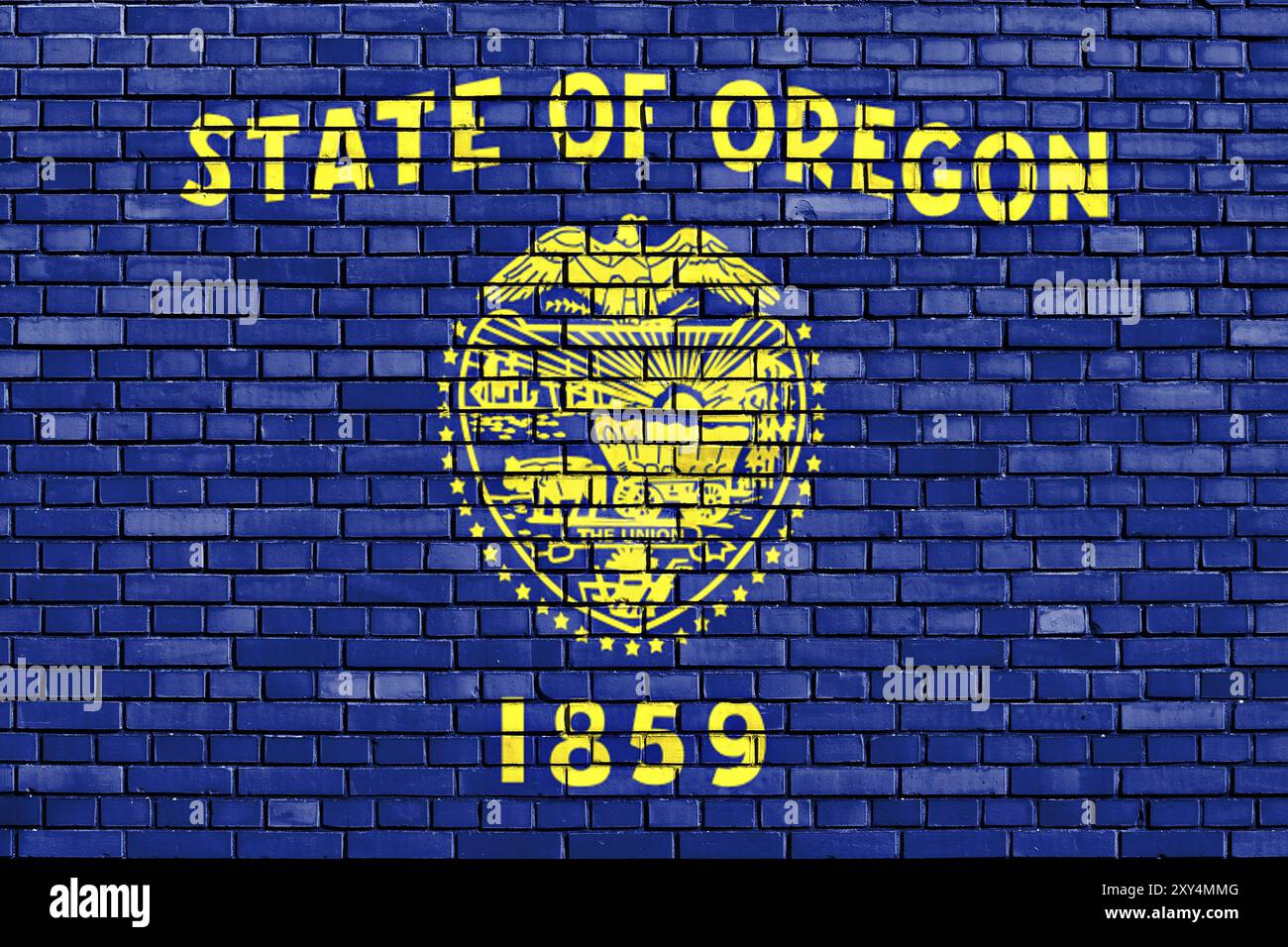 Abstract oregon states flag hi-res stock photography and images - Alamy