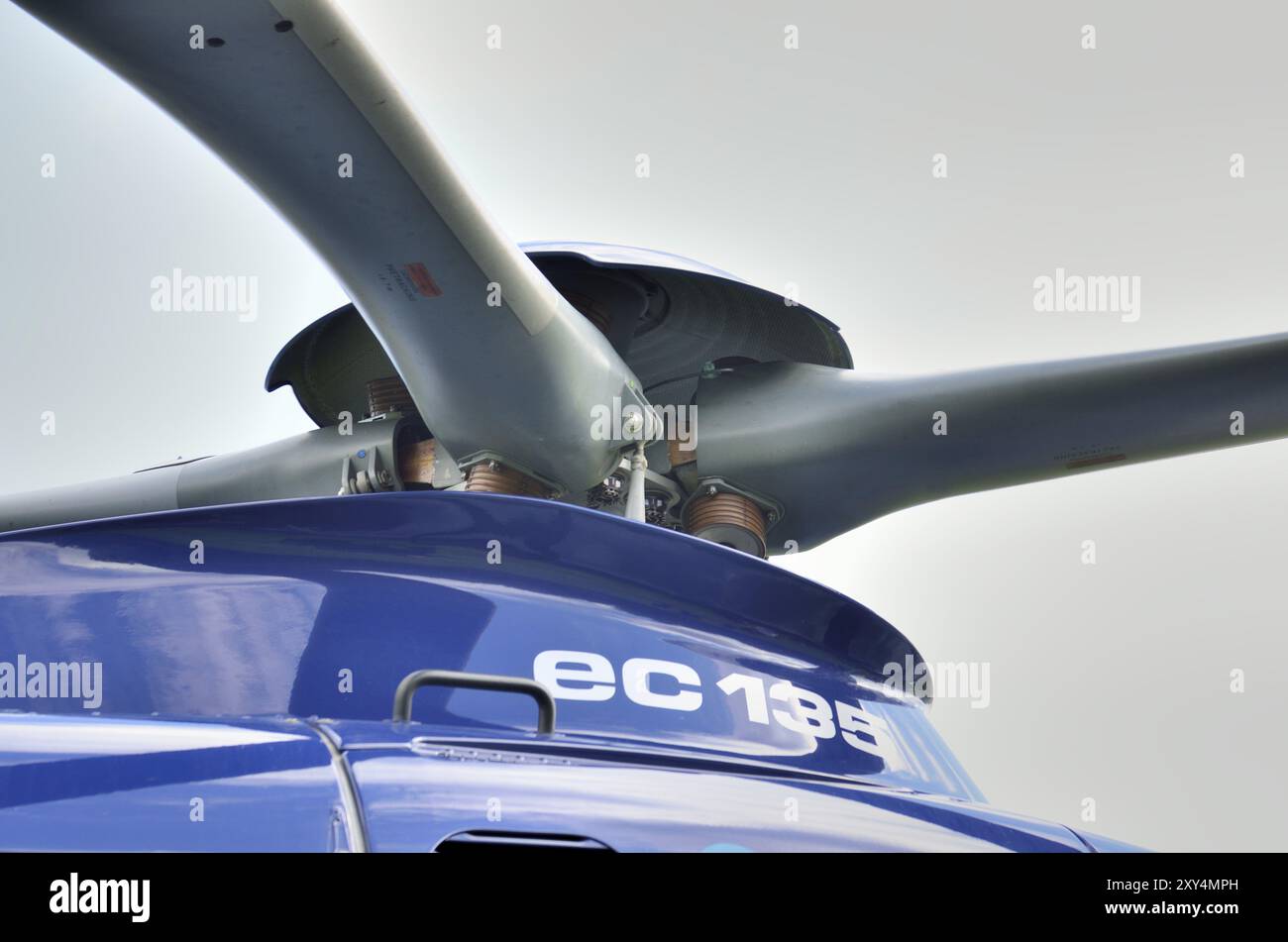 Details of the EC135 T2i police helicopter Stock Photo - Alamy