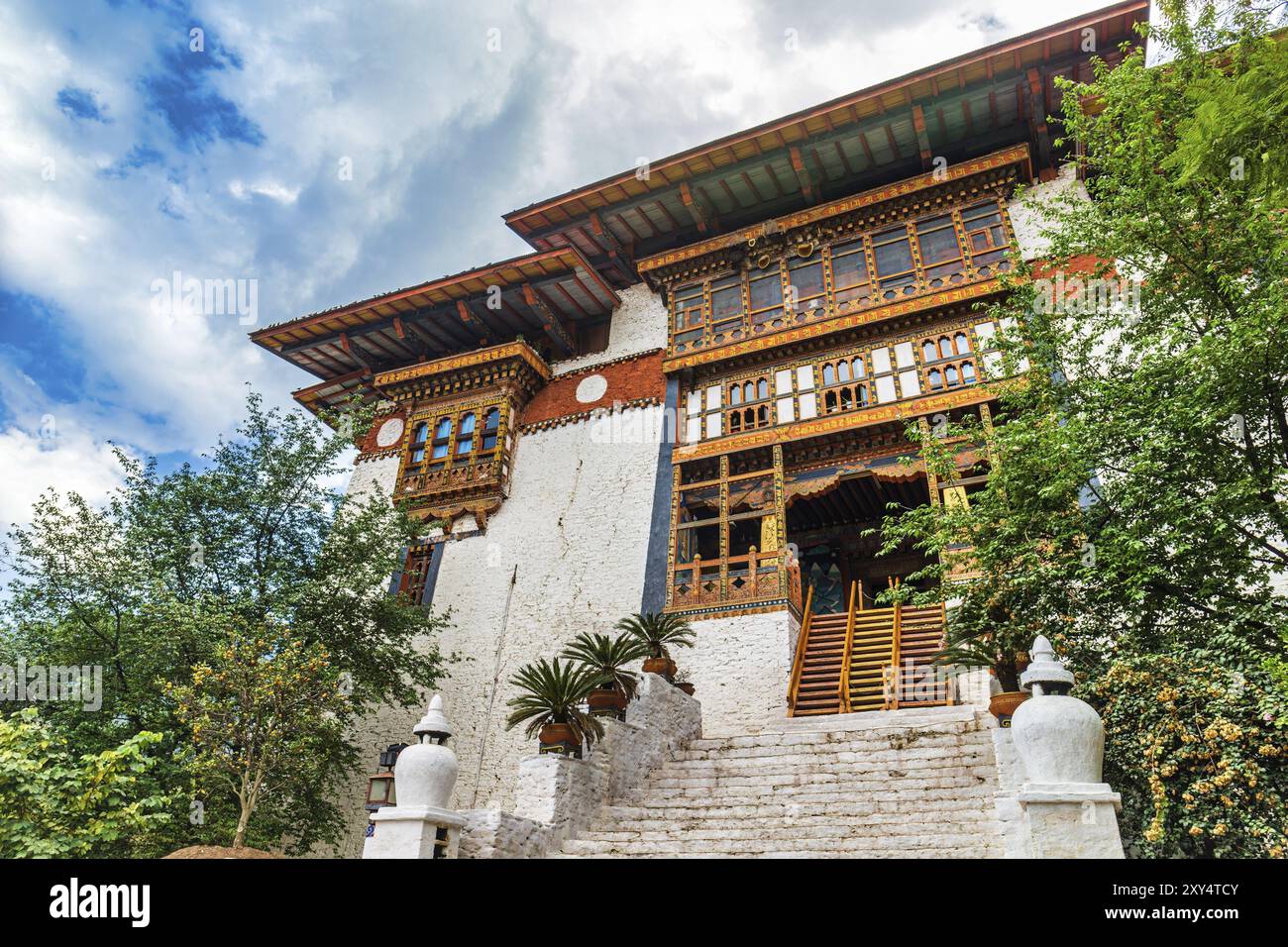 The Punakha Dzong Monastery in Bhutan Asia one of the largest monestary ...