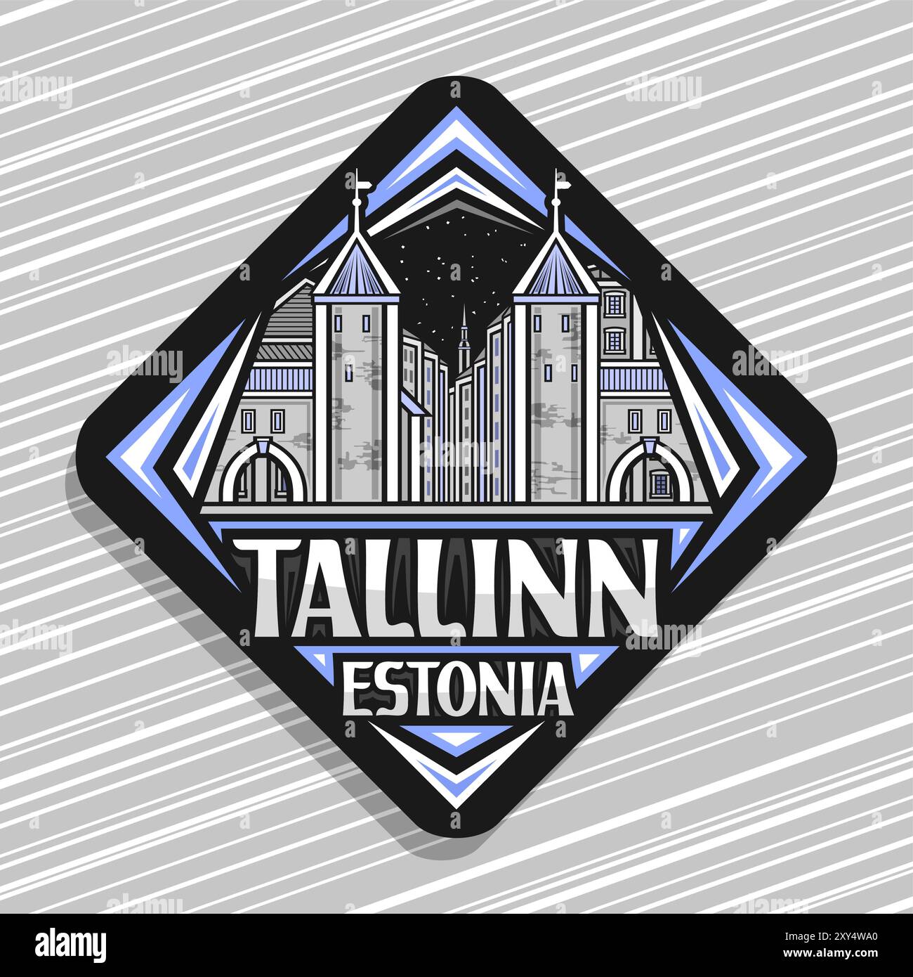 Talin tower Stock Vector Images - Alamy