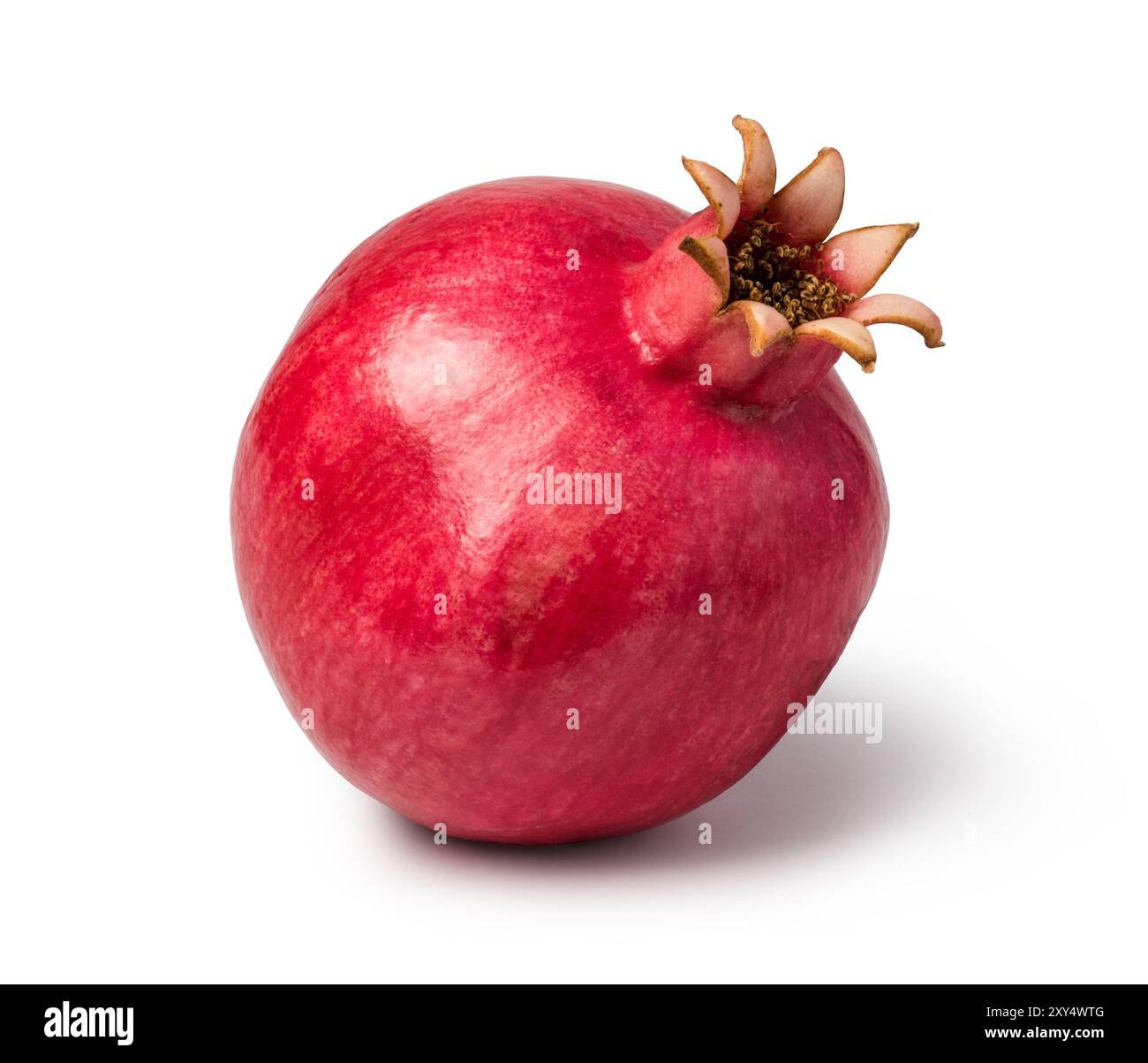 Pomegranate isolated on white background Stock Photo - Alamy