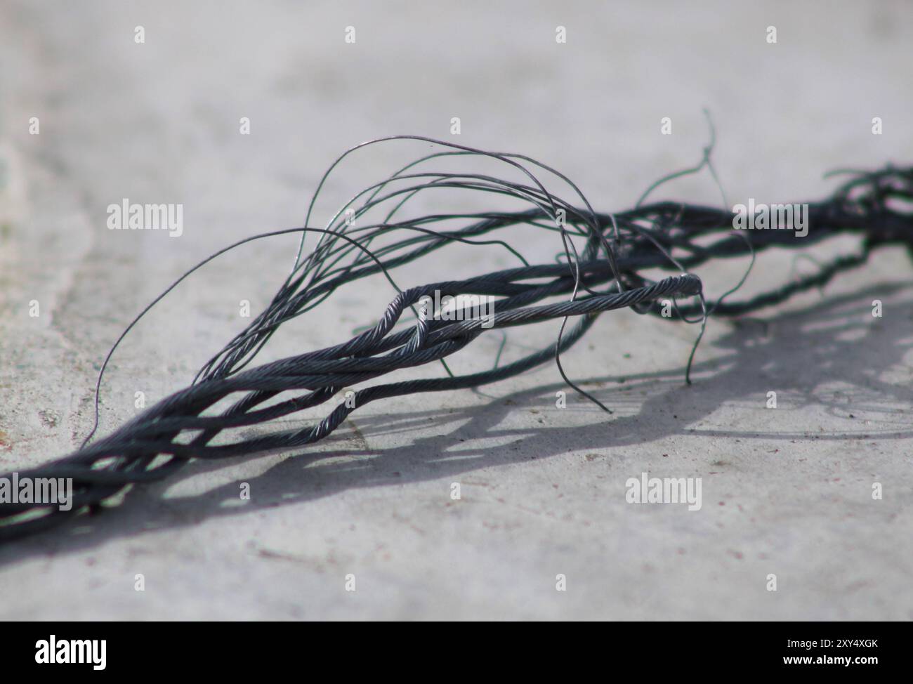 Frayed electrical cable hi-res stock photography and images - Alamy