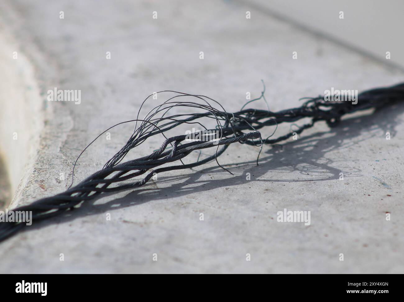 Frayed electrical cable hi-res stock photography and images - Alamy