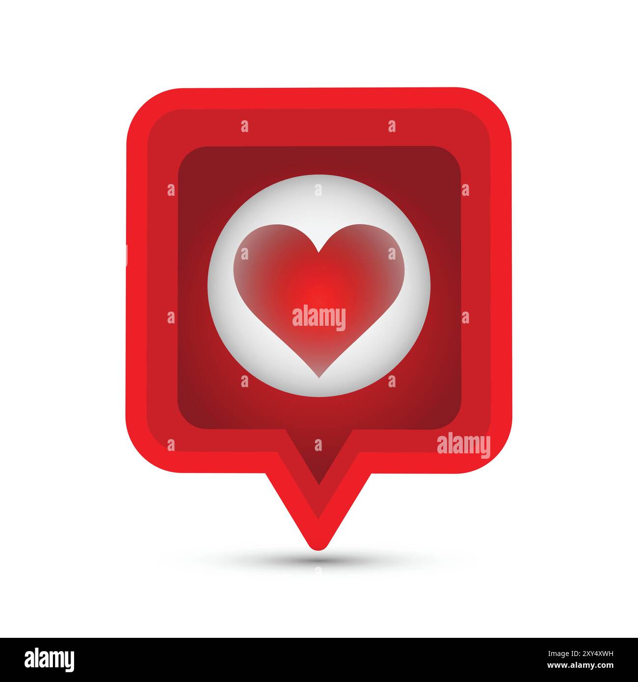 Love heart bubble Stock Vector Images - Alamy