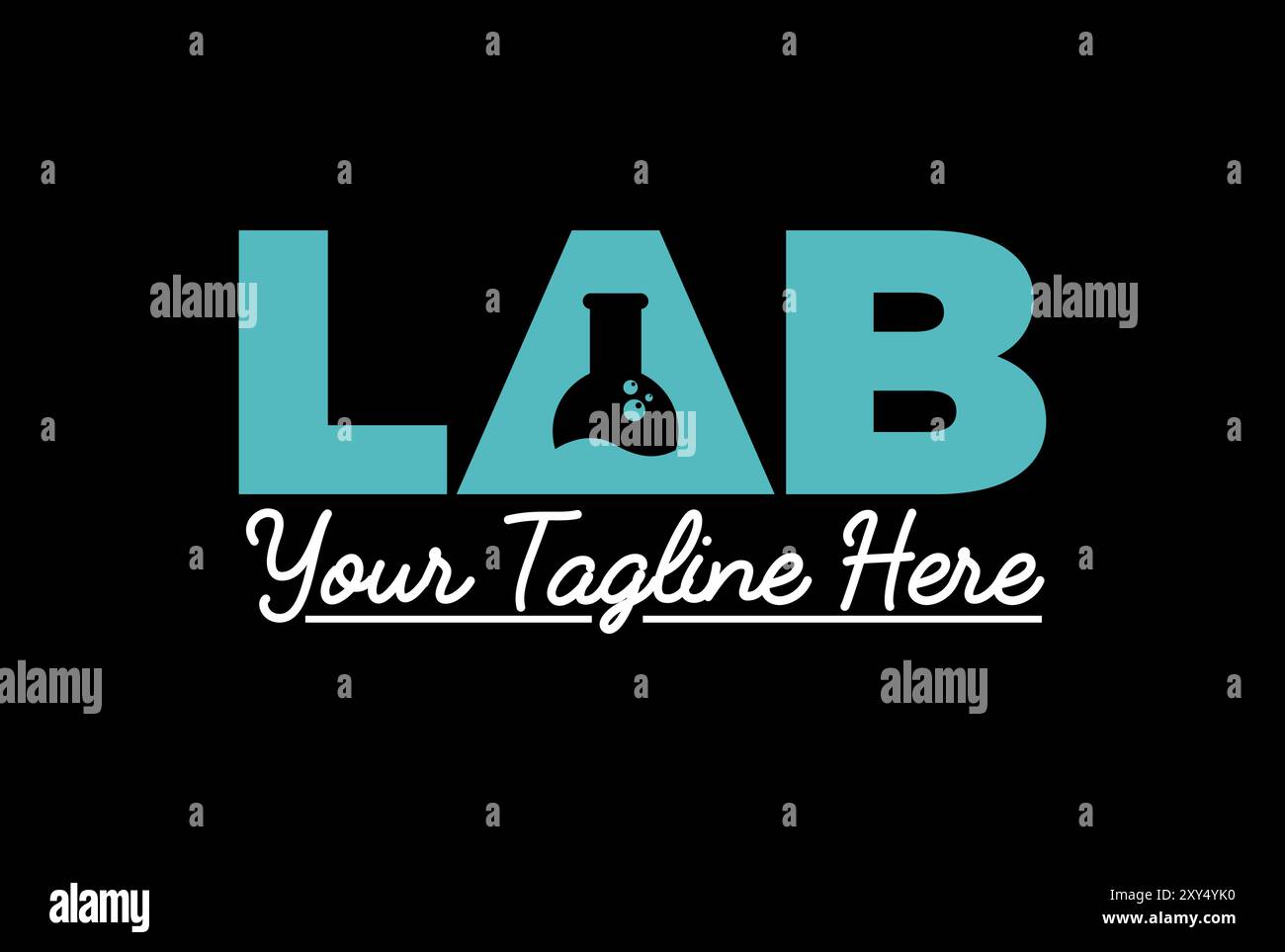 Clever Letter Lab Text Type Word Typography Font for Science Logo ...