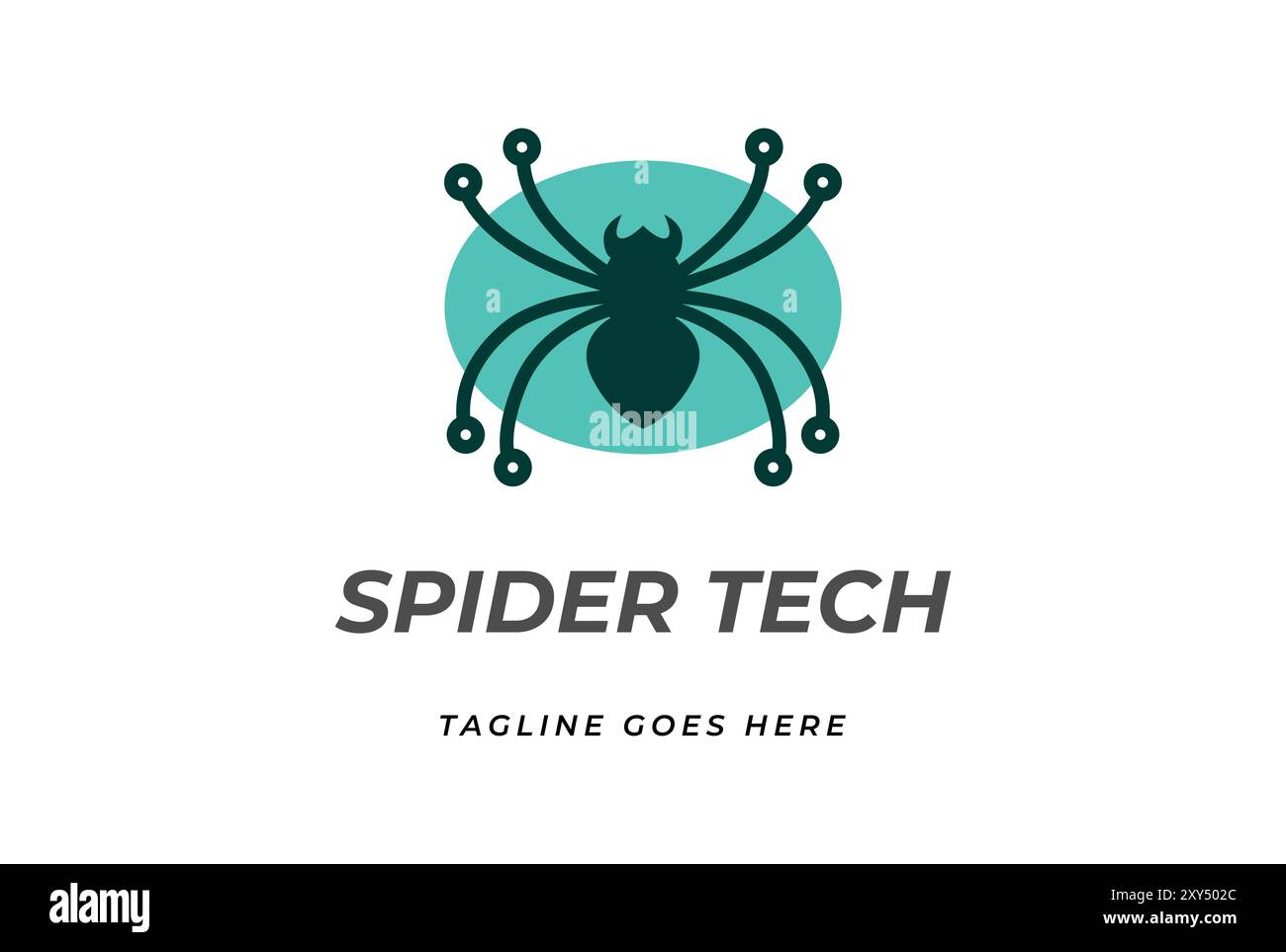 Simple Minimalist Spider with Electronic Circuit for Tech Technology ...