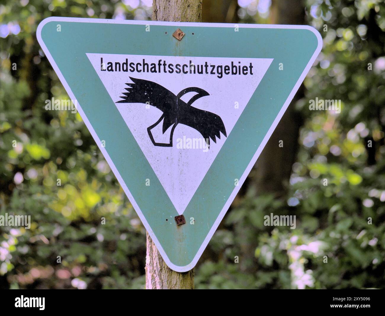 Signpost landscape conservation area Stock Photo - Alamy