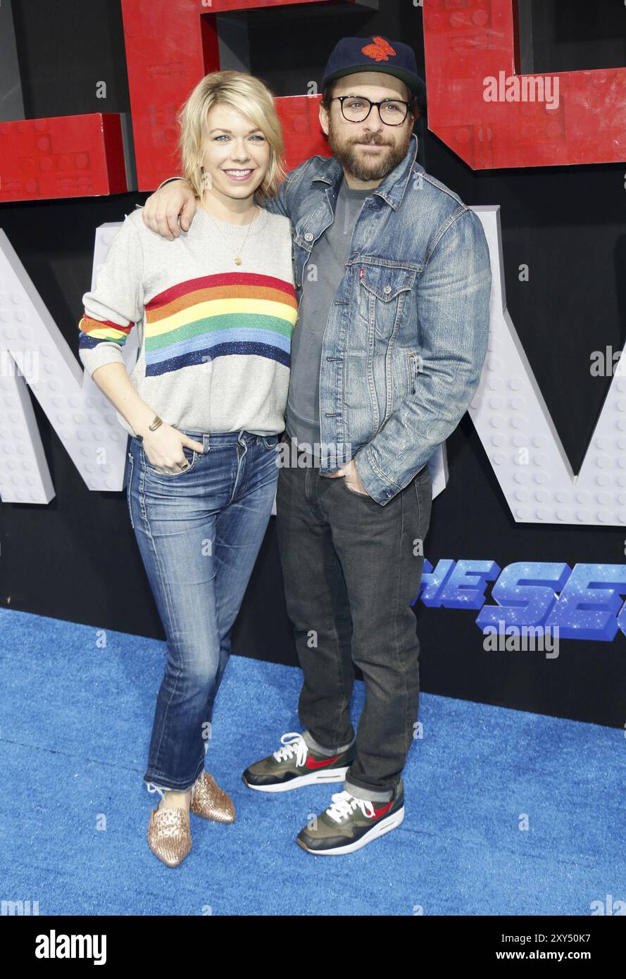 Mary Elizabeth Ellis and Charlie Day at the Los Angeles premiere of ...