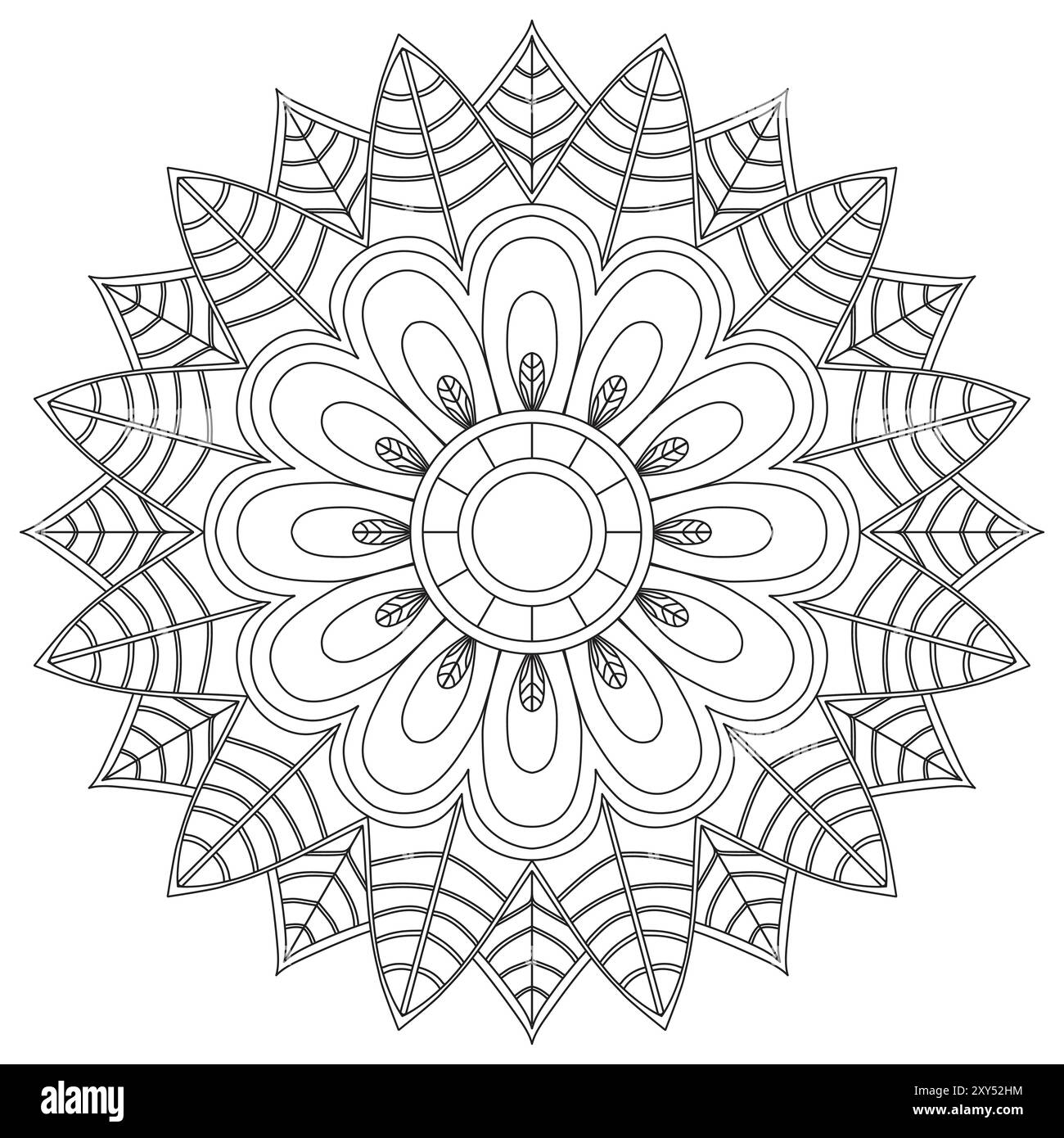 Coloring for adult Stock Vector Images - Alamy