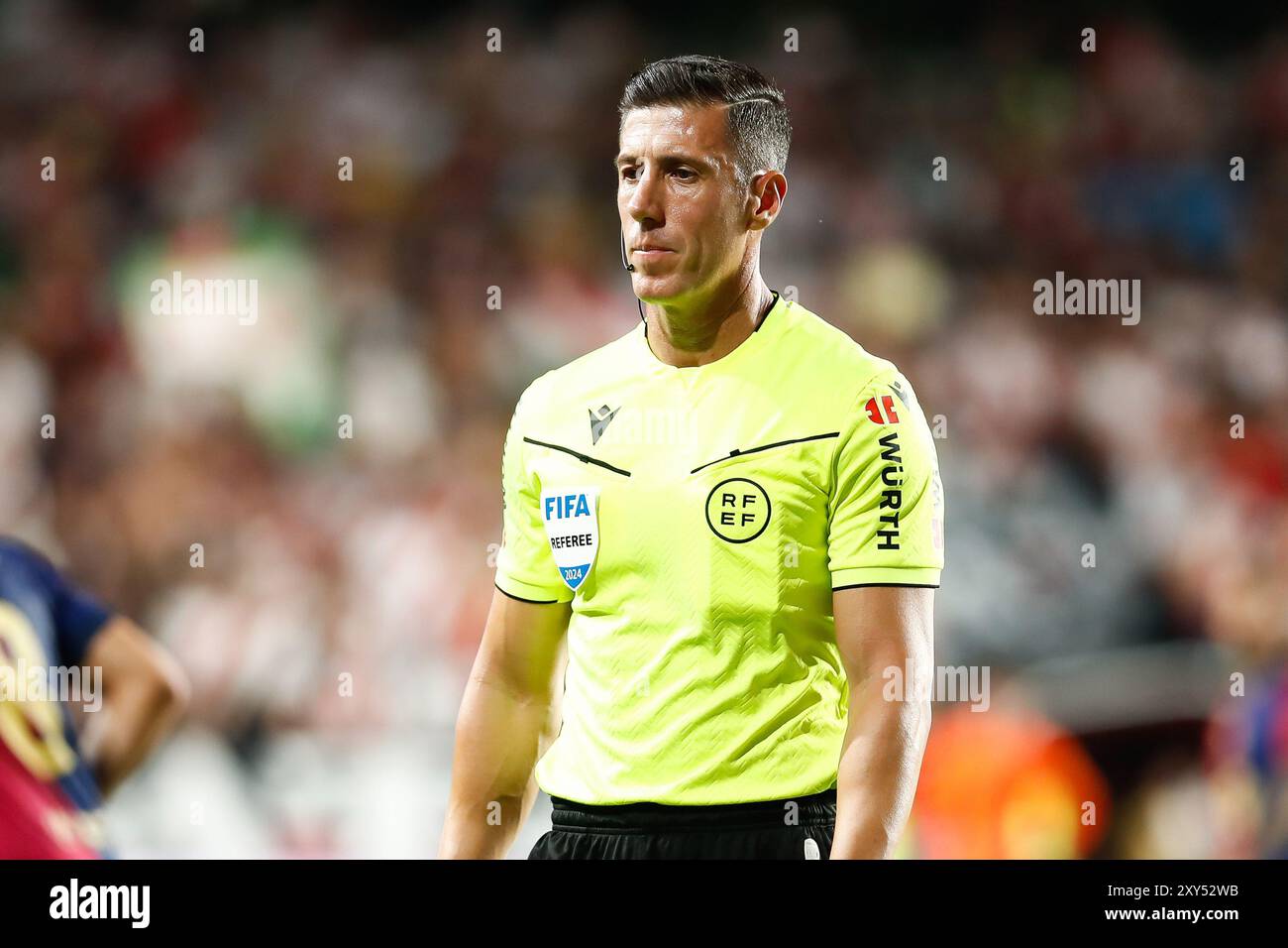 Referee Cesar Soto Grado during the Spanish championship La Liga ...