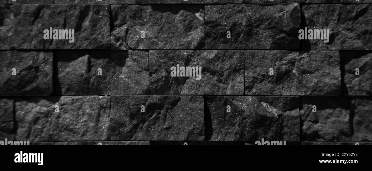 Rectangular cut out black white an grey organic marble wall texture ...