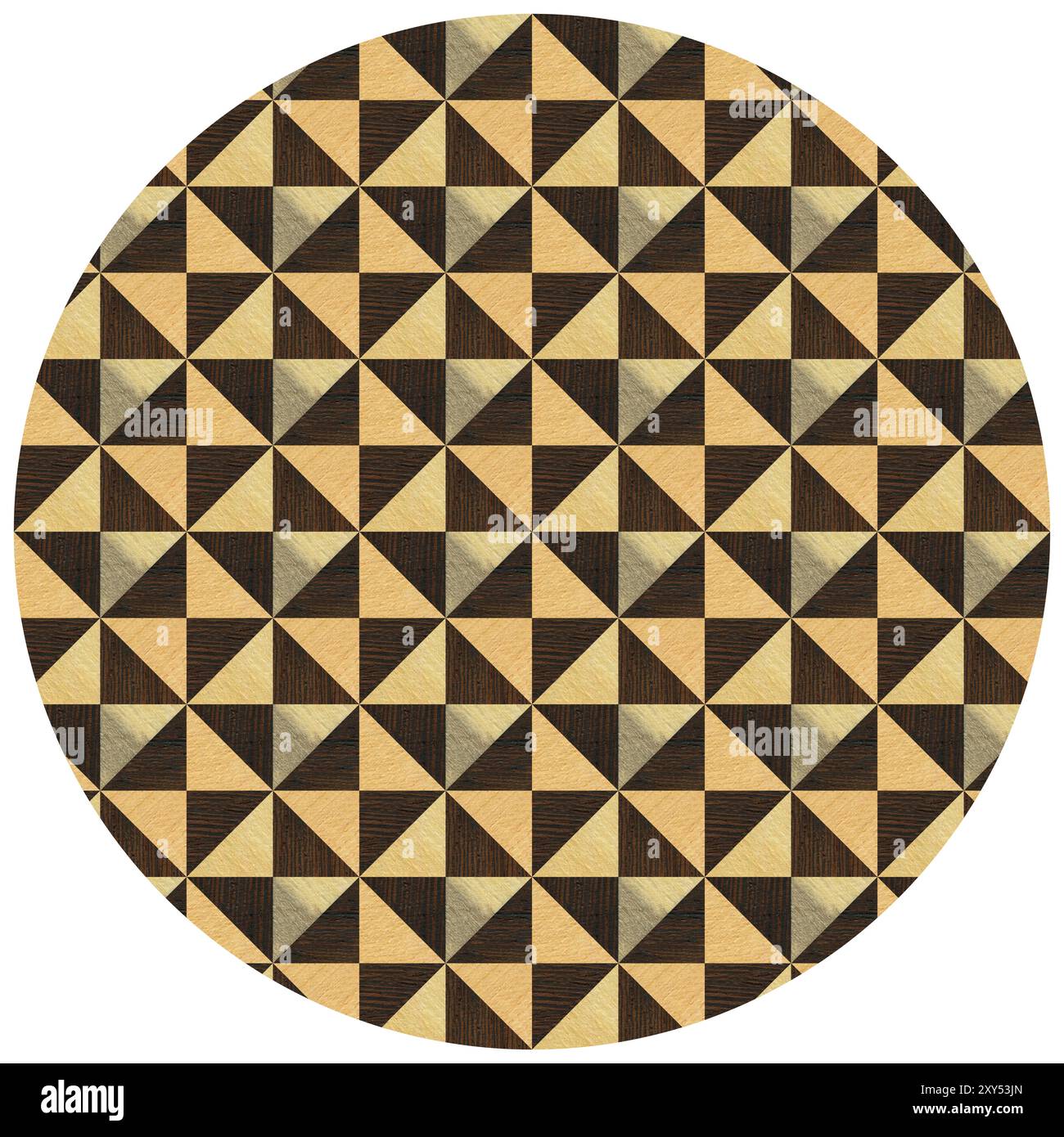 Wooden marquetry, patterns created from the combination of different ...
