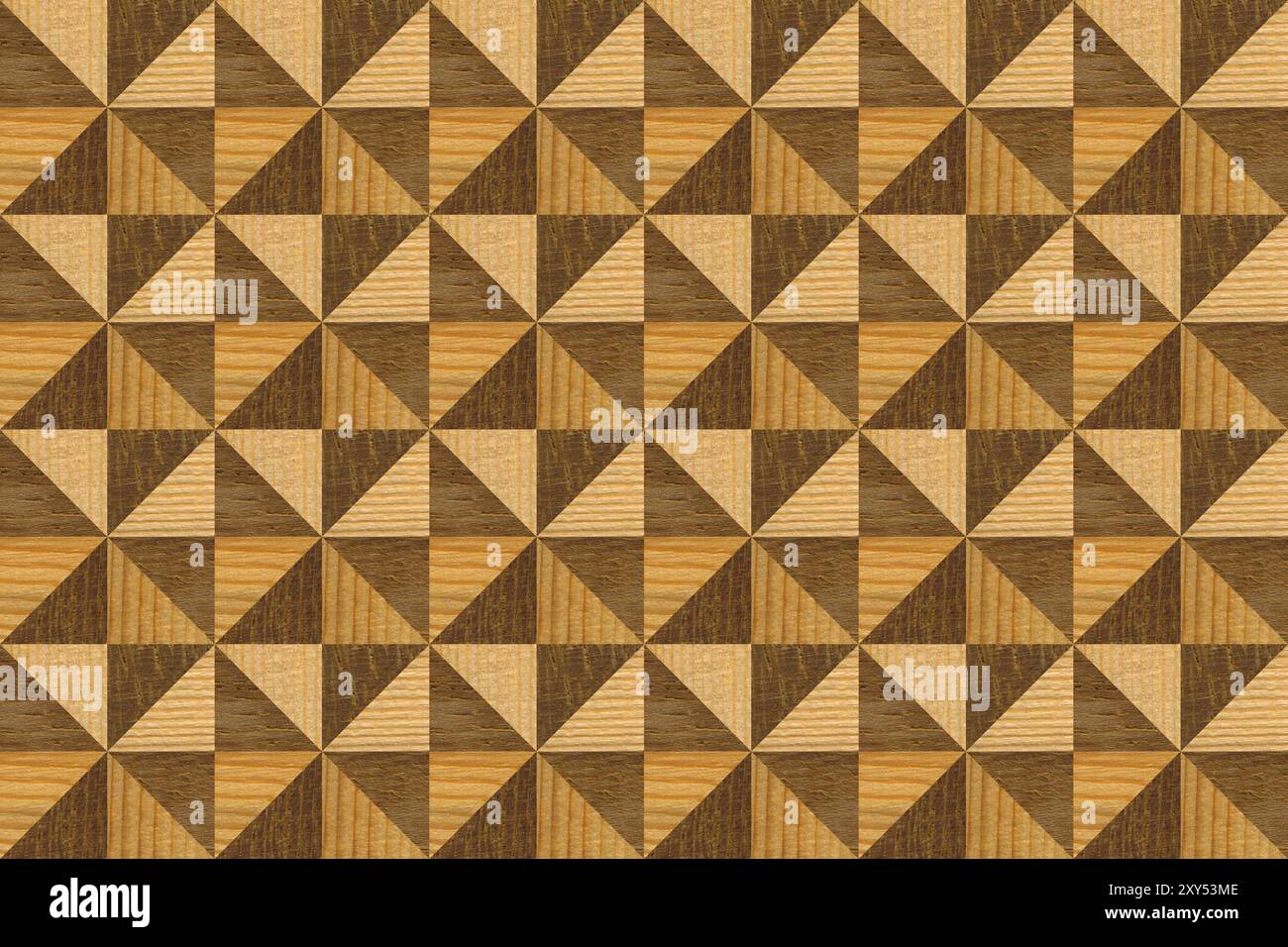 Wooden marquetry, patterns created from the combination of different ...