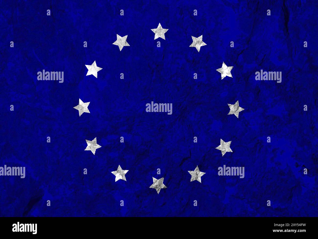 European union flag with texture on background Stock Photo - Alamy
