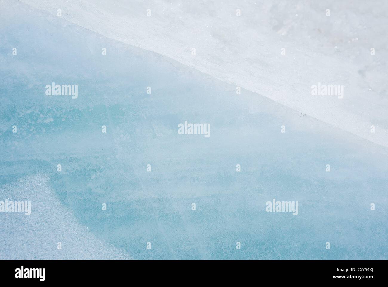 Blue ice abstract natural background. Elements of glacier. Close-up ...