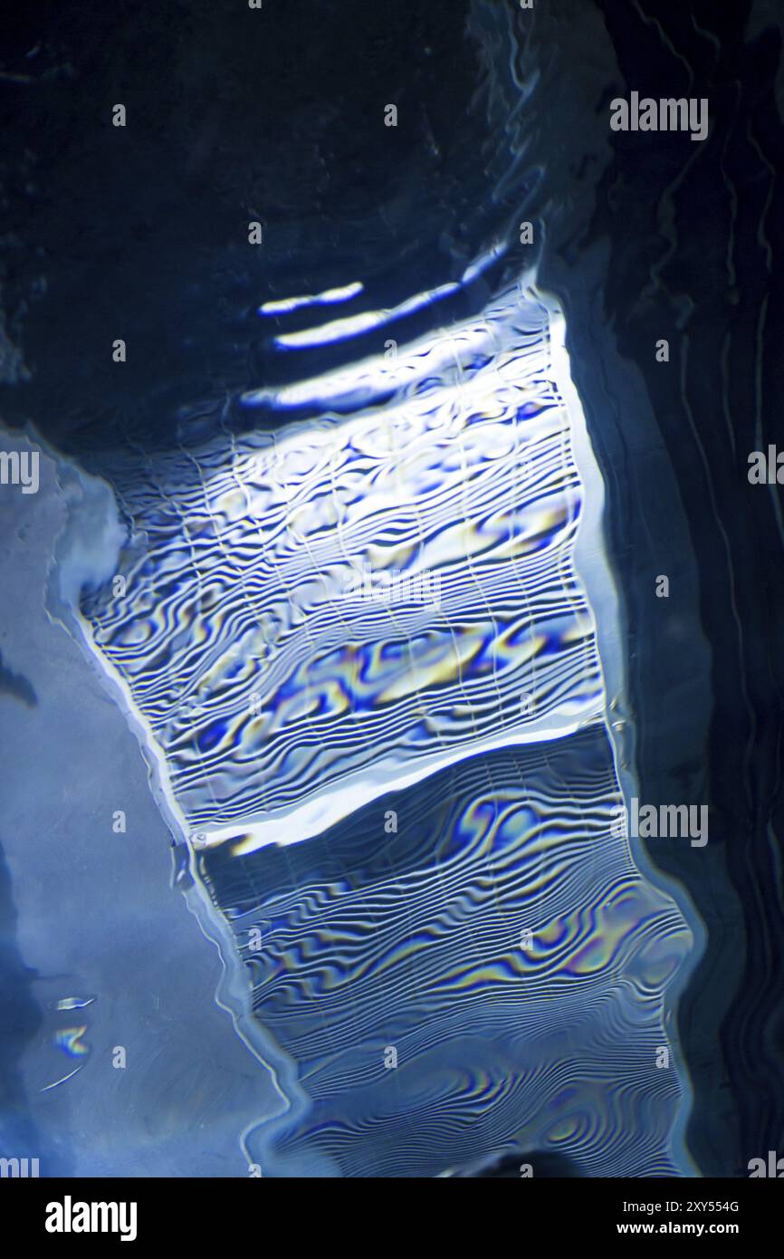 Abstract reflection in the water for backgrounds Stock Photo - Alamy