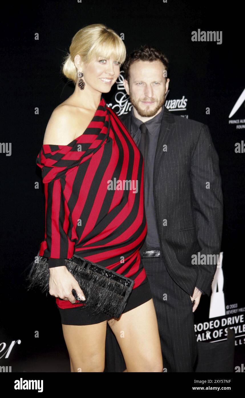 Jenna Elfman and Bodhi Elfman at the Rodeo Drive Walk of Style Award ...