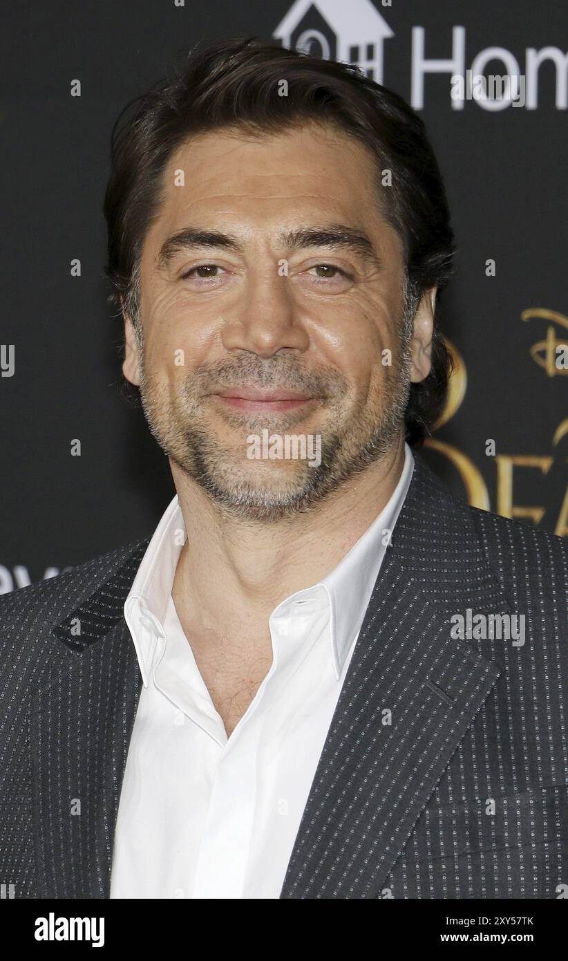 Javier Bardem at the Los Angeles premiere of 'Beauty And The Beast ...
