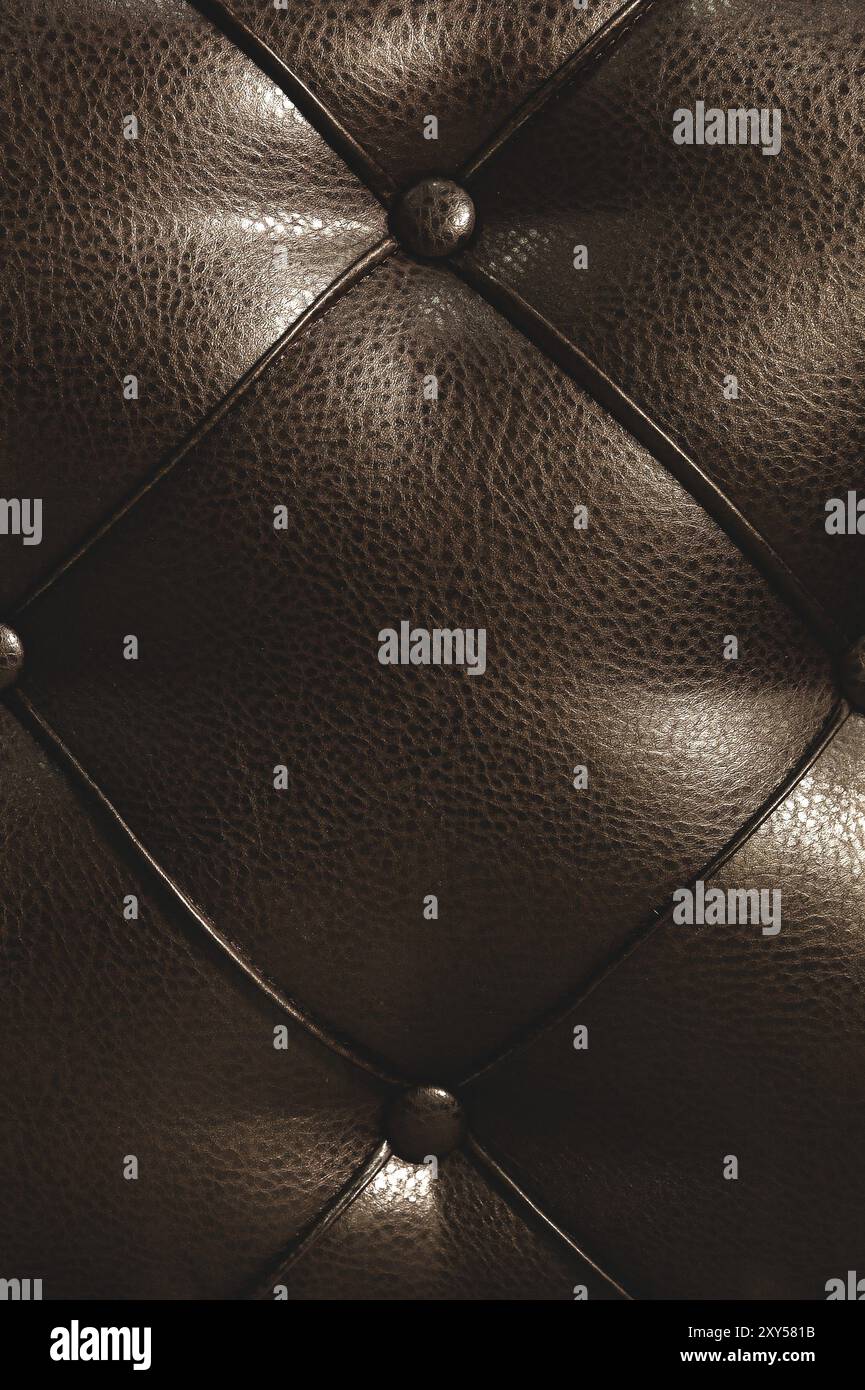 Surface of a rhombic split skin with buttons on the back of the bed ...