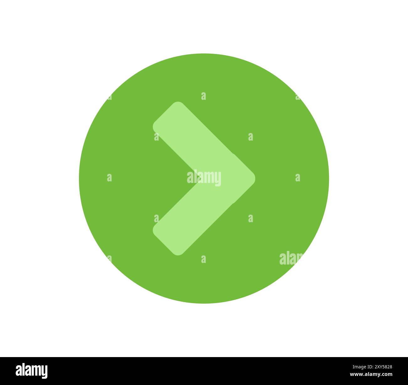 Arrow icon illustrated in vector on white background Stock Photo - Alamy