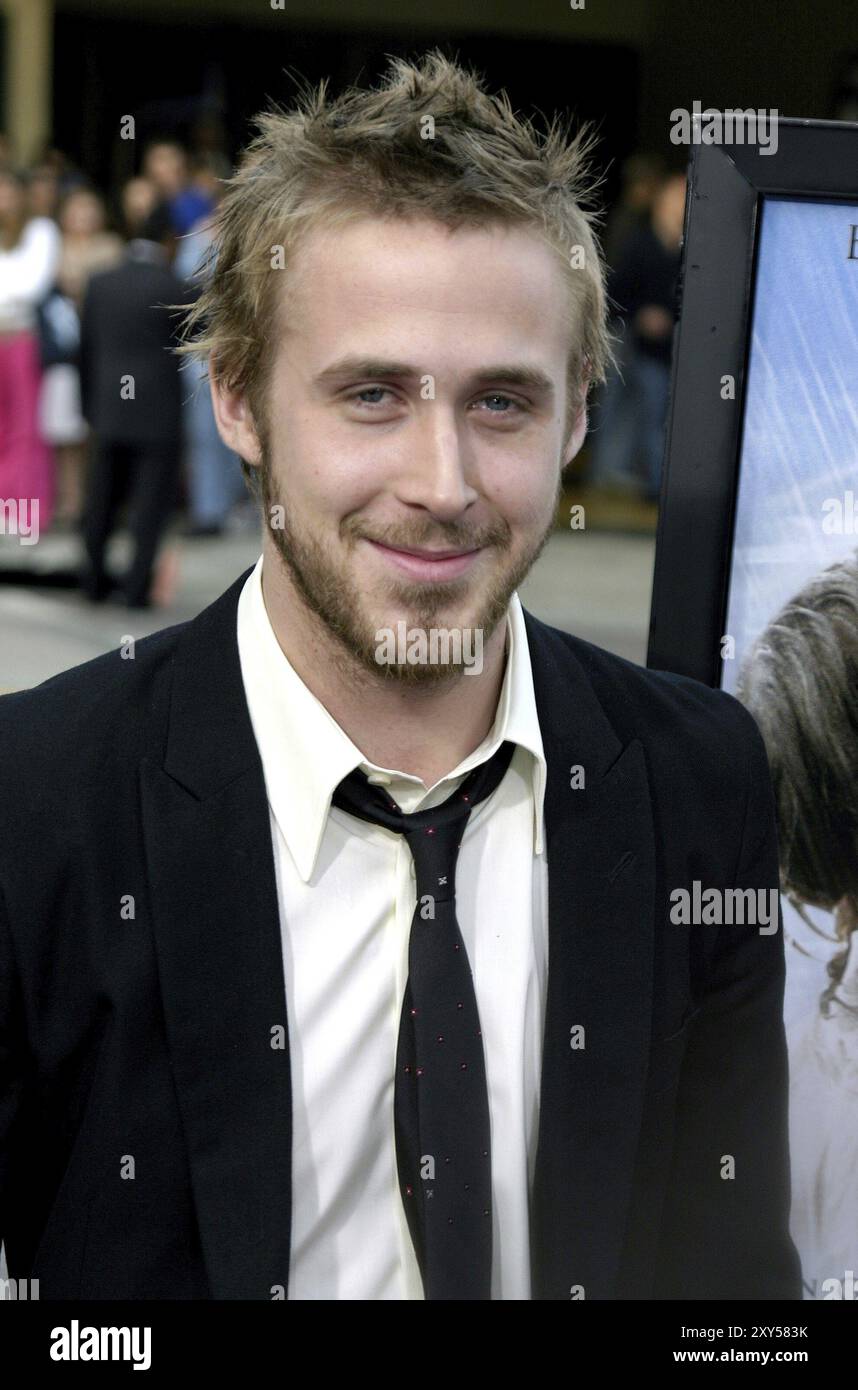 WESTWOOD, CA, JUNE 21, 2004: Ryan Gosling at the Los Angeles premiere ...