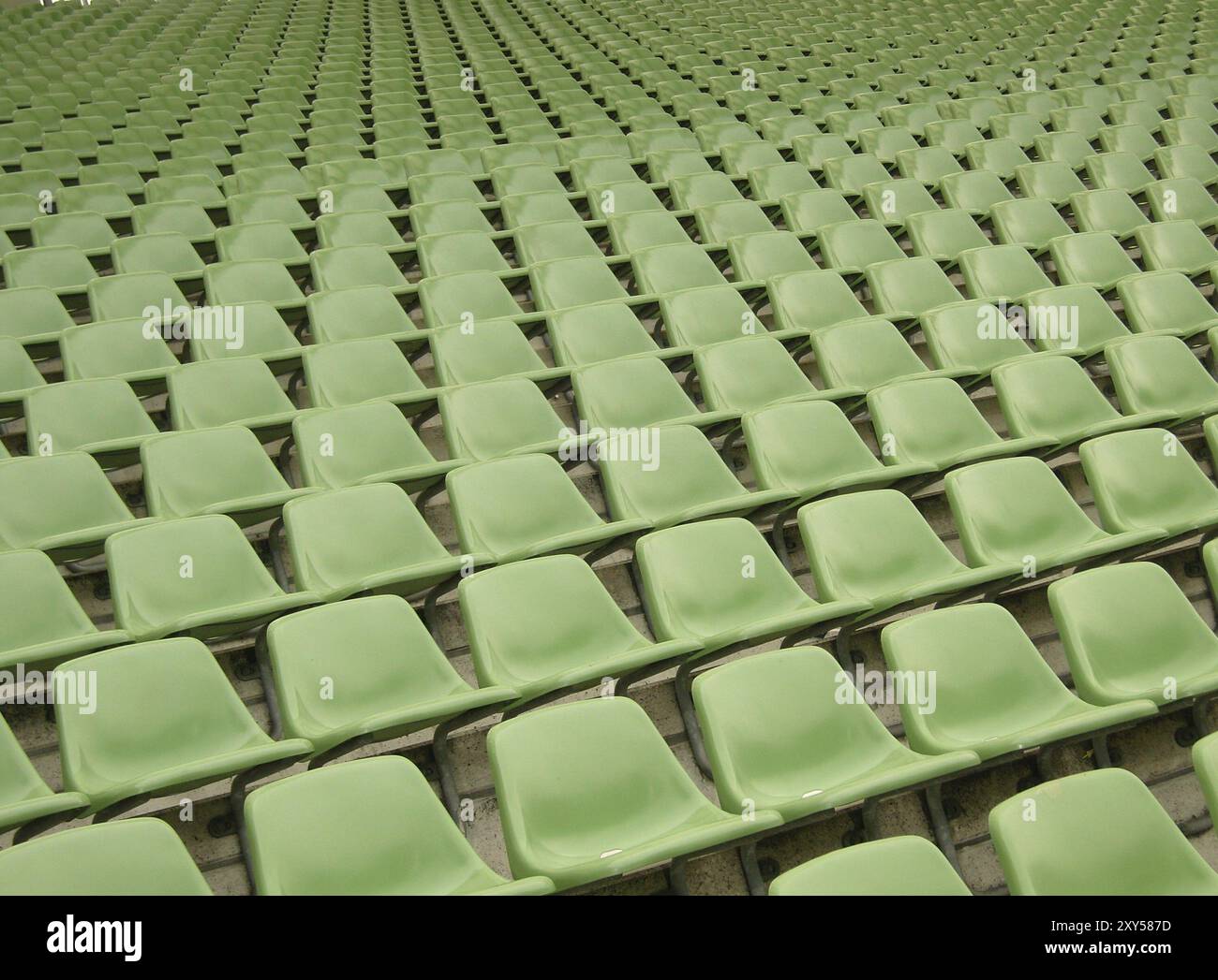 Green seats in the stadium Stock Photo - Alamy