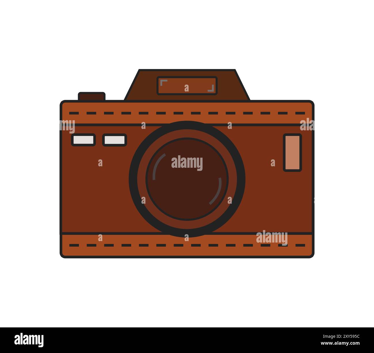 Camera icon illustrated in vector on white background Stock Photo - Alamy