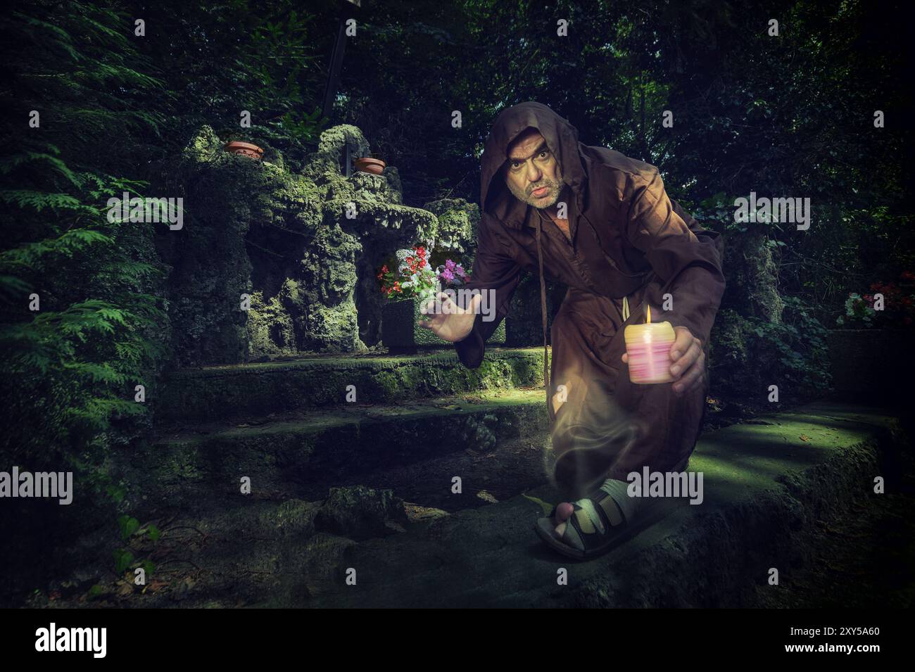 Burning monk hi-res stock photography and images - Alamy