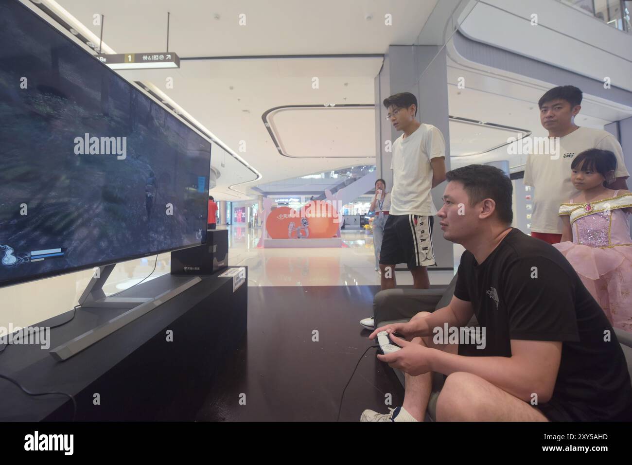 People experience the first Chinese-developed AAA game 'Black Myth ...