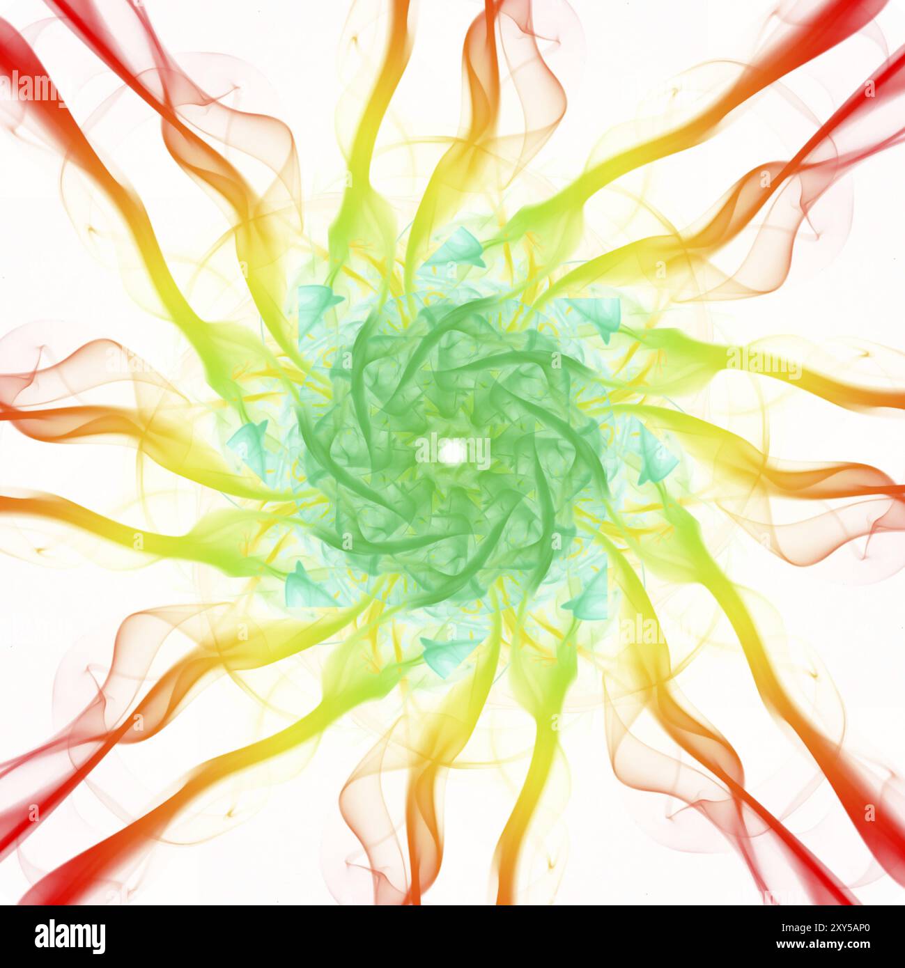 Colourful Abstract smoke on white background Stock Photo - Alamy