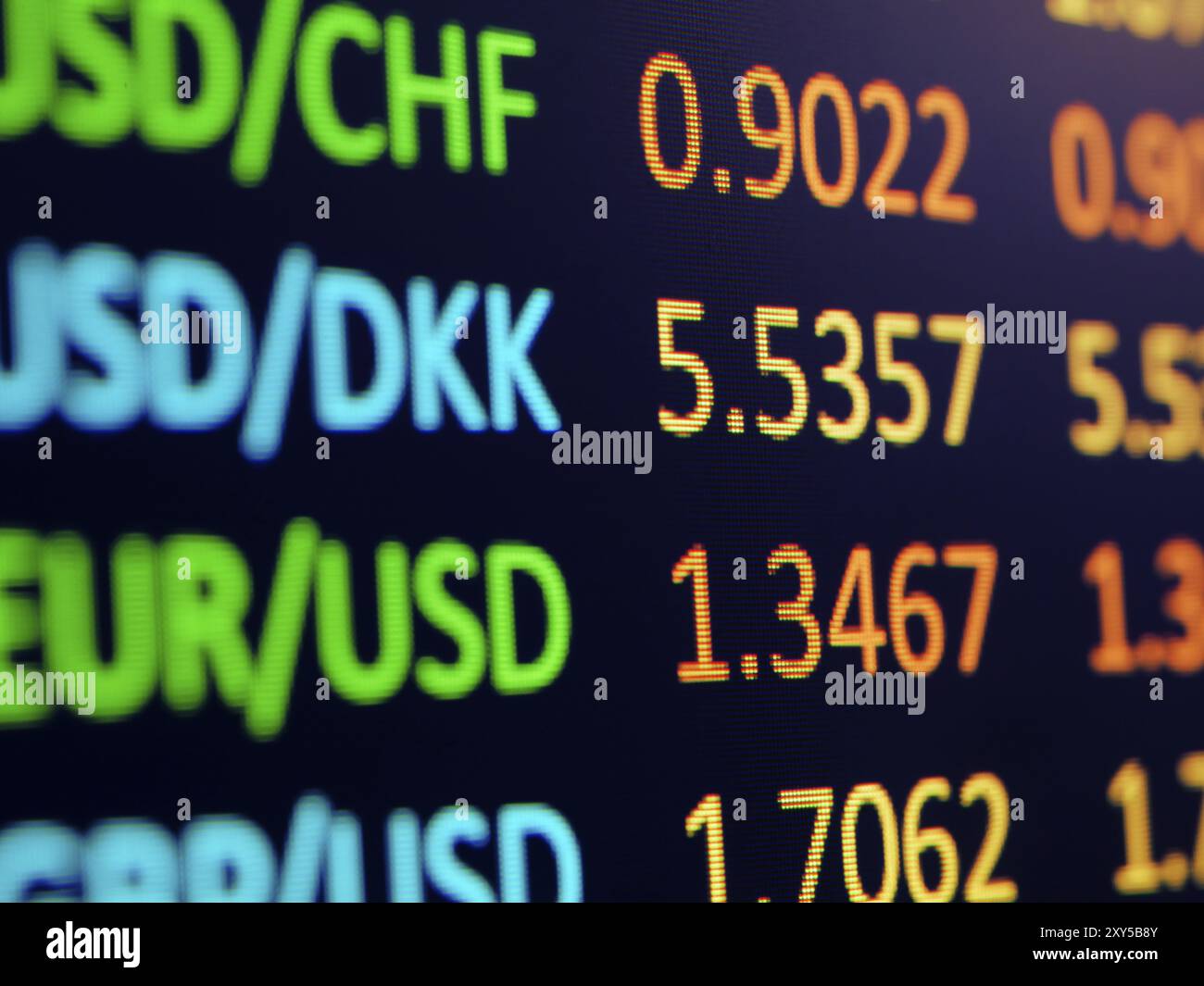Exchange electronic board hi-res stock photography and images - Alamy
