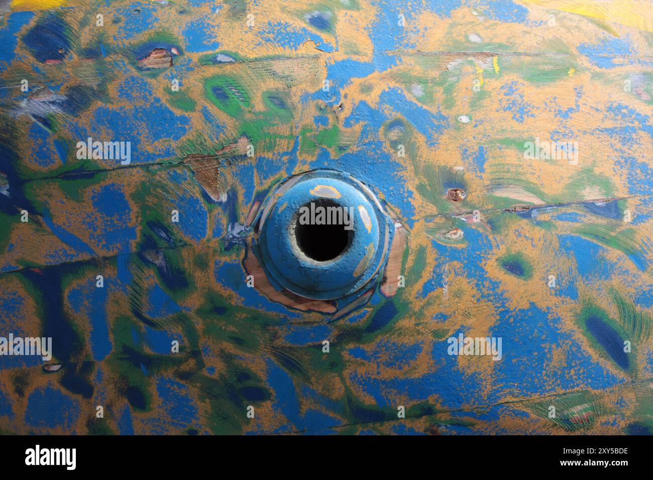 Detail of an old fishing boat in Tarifa, Andalusia Detail of an old ...