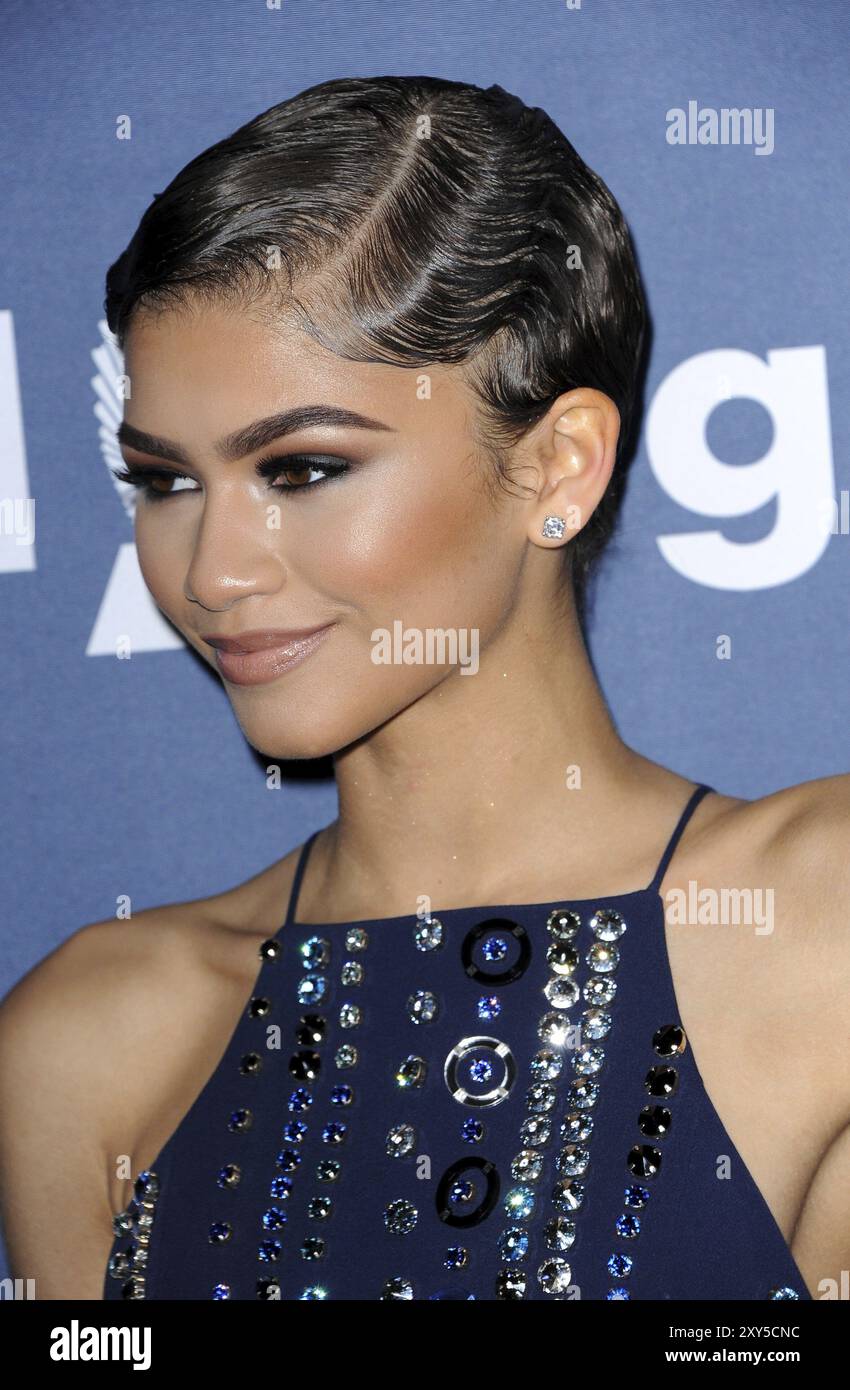 Zendaya Coleman at the 27th Annual GLAAD Media Awards held at the ...