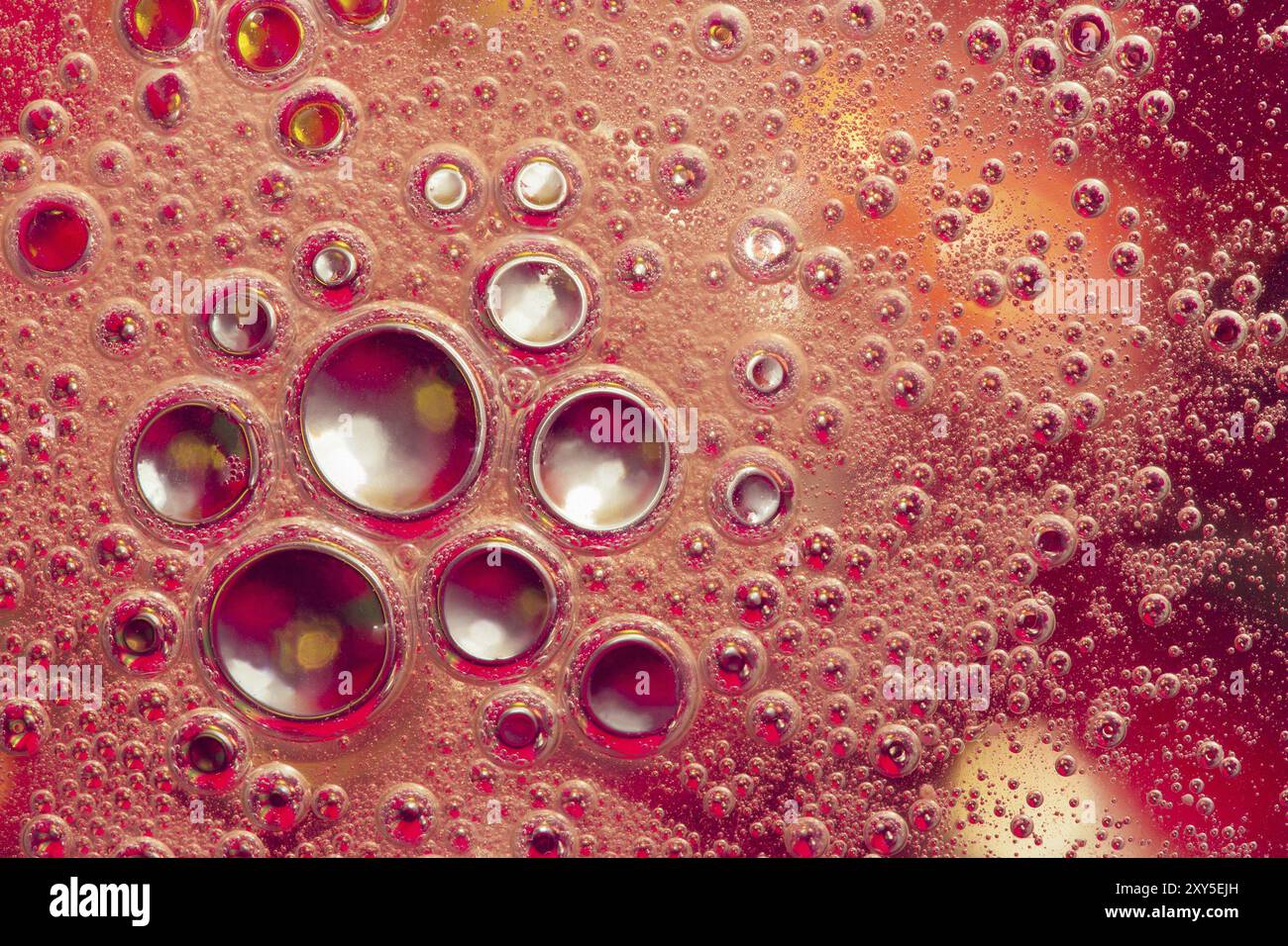 Macro oil bubbles abstract light background Stock Photo - Alamy