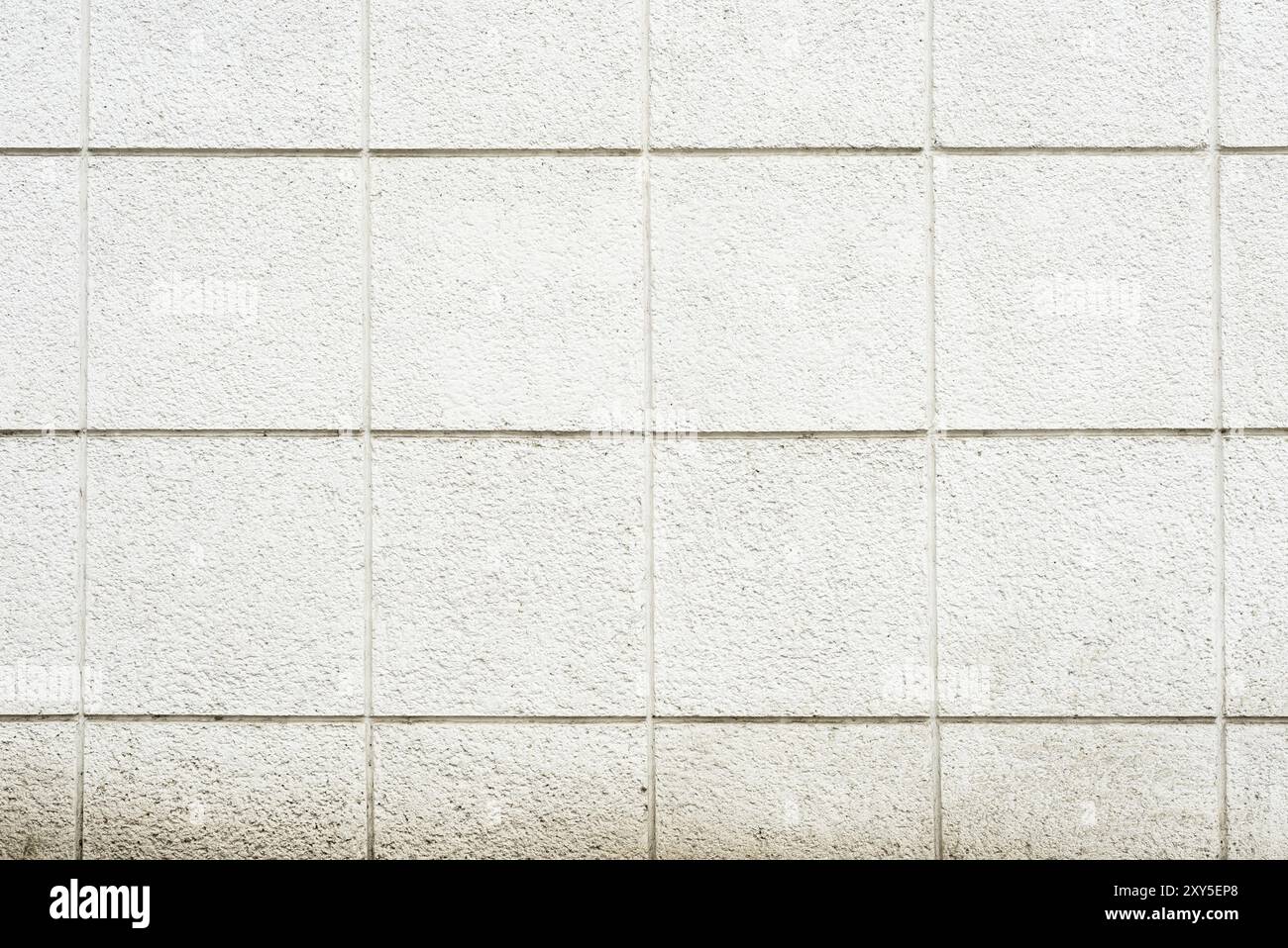 Deep texture of a white painted porous stone on the facade of the ...