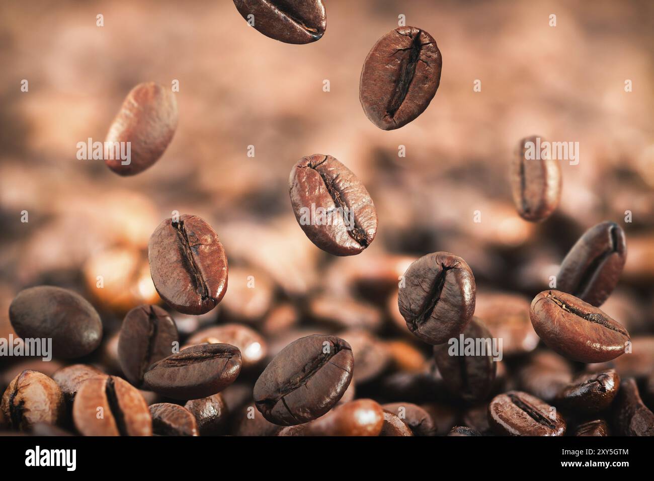 Falling coffee beans in hi-res stock photography and images - Alamy