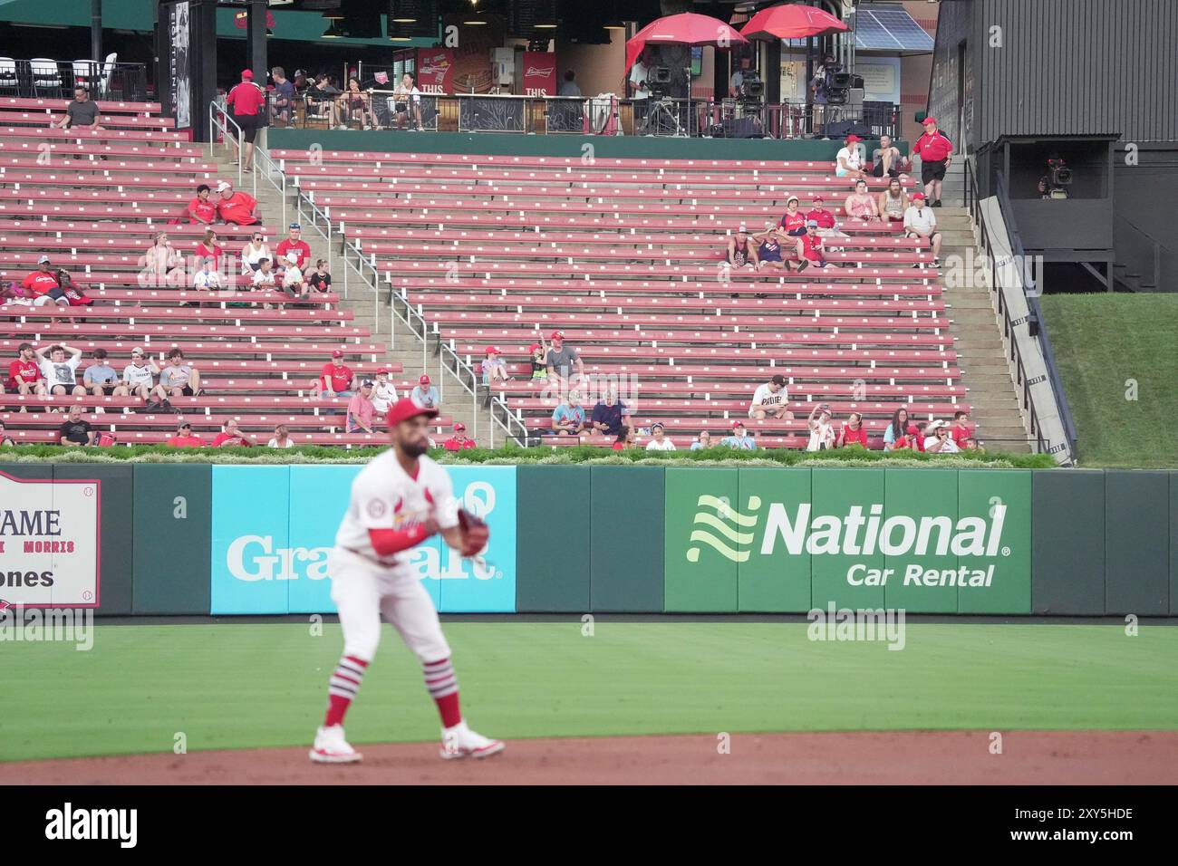 St. Louis, United States. 27th Aug, 2024. St. Louis Cardinals third ...