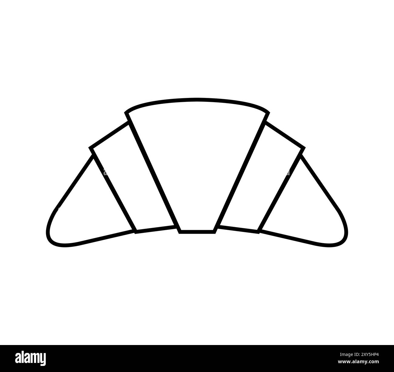 Image delicious croissant on Cut Out Stock Images & Pictures - Alamy