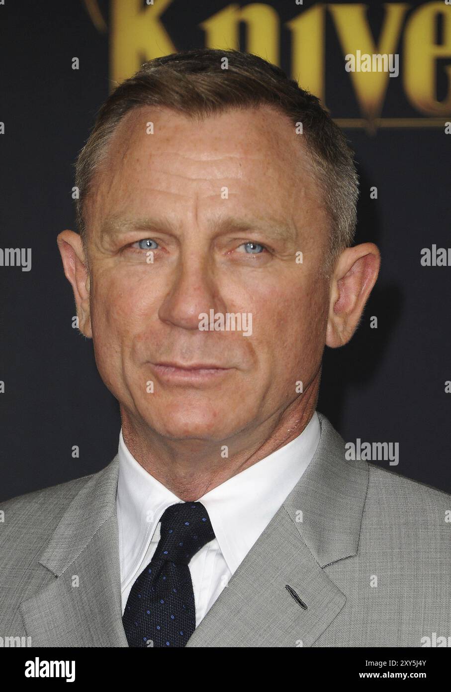 Daniel Craig at the Los Angeles premiere of 'Knives Out' held at the ...