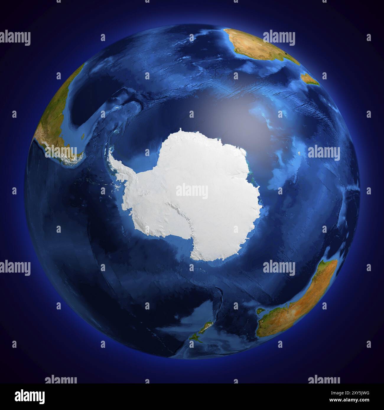 Antarctica from space hi-res stock photography and images - Alamy