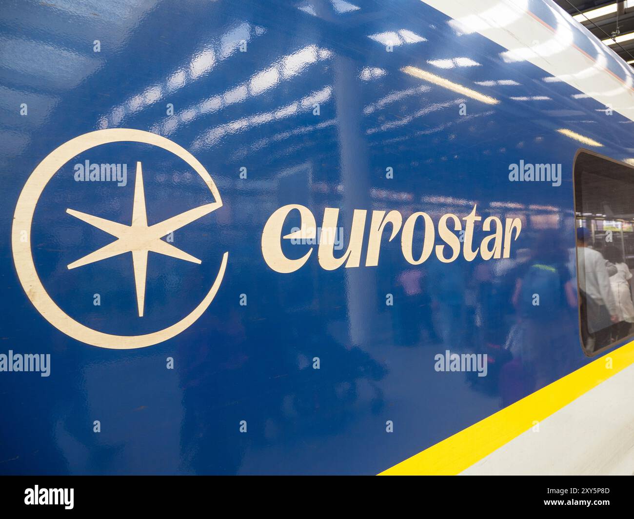 Eurostar Train, London St. Pancras international, London, England, UK ...