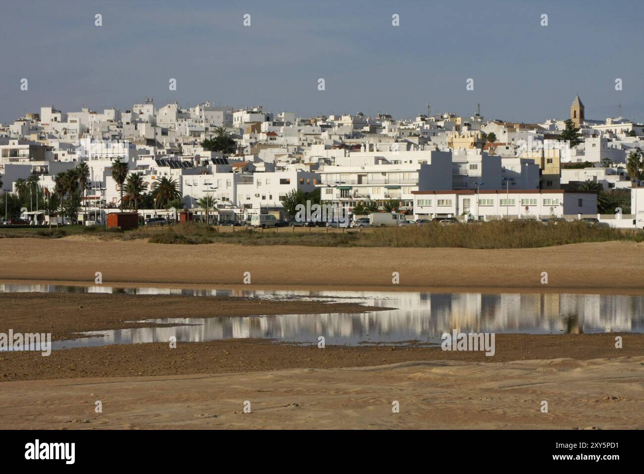 Panorama of Conil de la Frontera Spain Stock Photo - Alamy