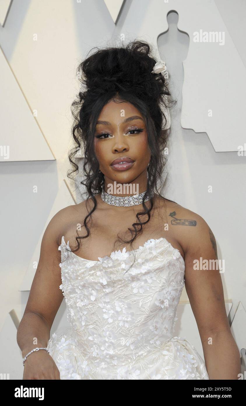 SZA at the 91st Annual Academy Awards held at the Hollywood and ...