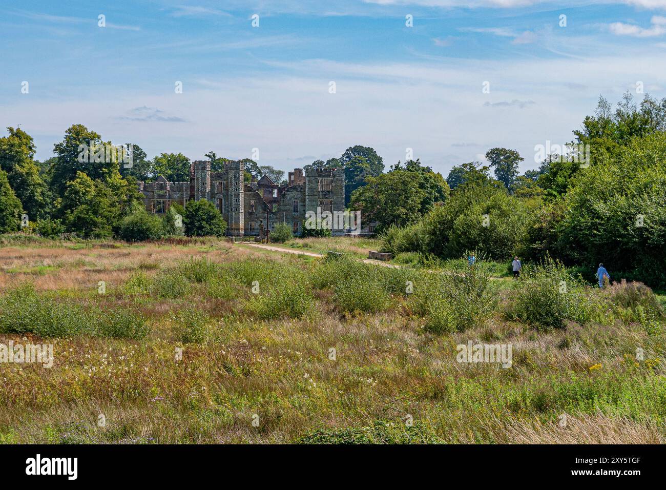 A view to the Cowdray Heritage Ruins - one of England's earliest Tudor ...