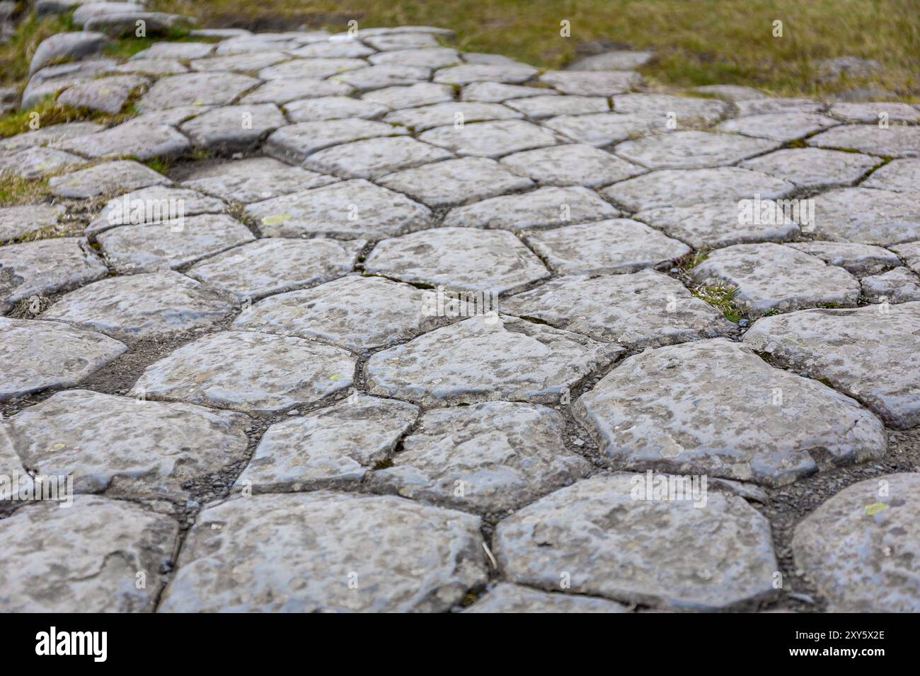 Kirkjugolf Natural Monument (The Church Floor), hexagonal basalt ...
