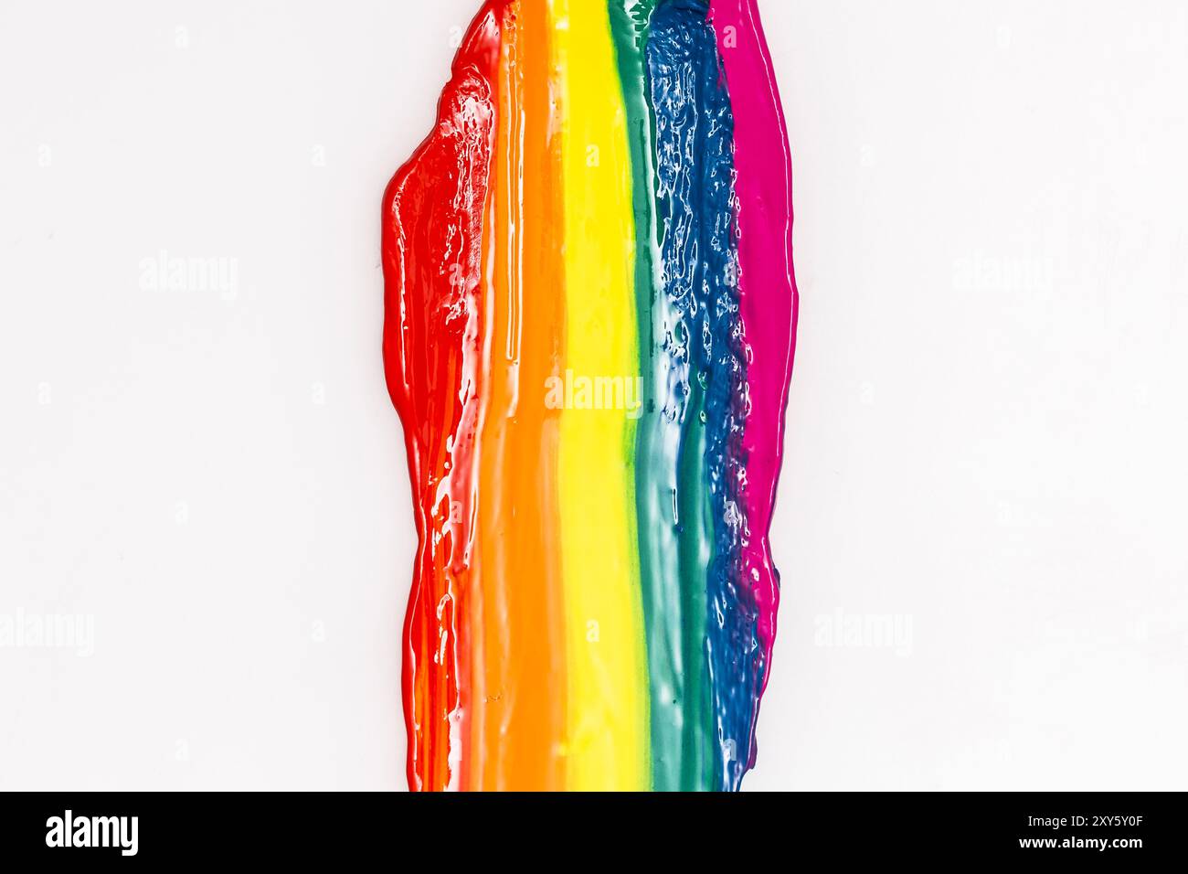 Rainbow oil paint hi-res stock photography and images - Alamy